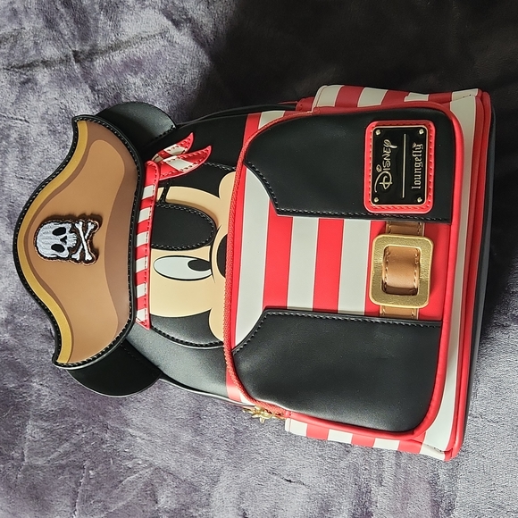 Loungefly | Bags | Disney Exclusive Pirate Mickey Loungefly Backpack ...